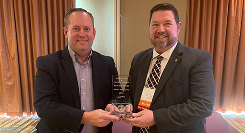 Bill Patten Recieves Executive Regent’s Award - Holy Cross Medical Center