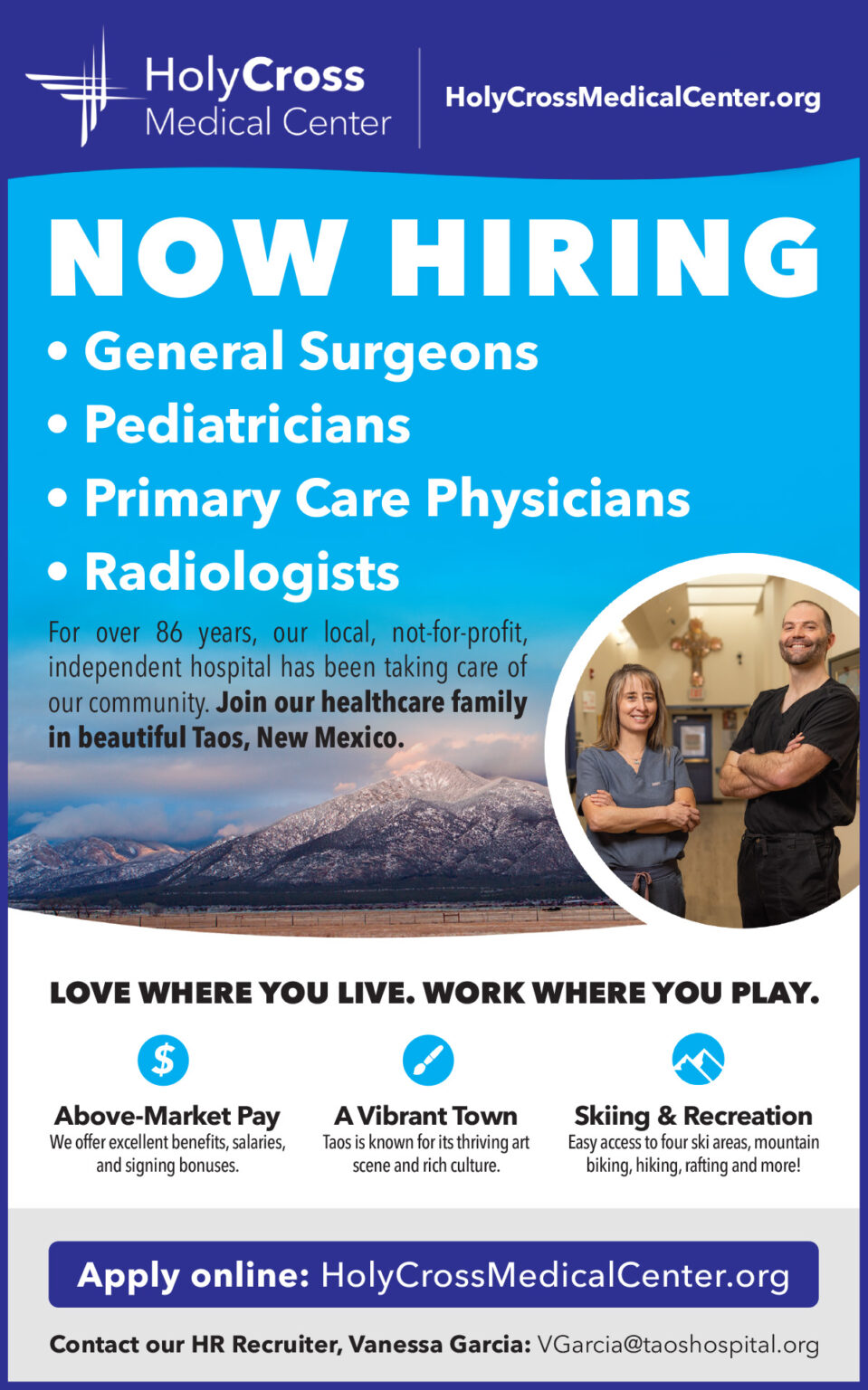 Holy Cross Medical Center - Taos, NM - Healthcare in New Mexico